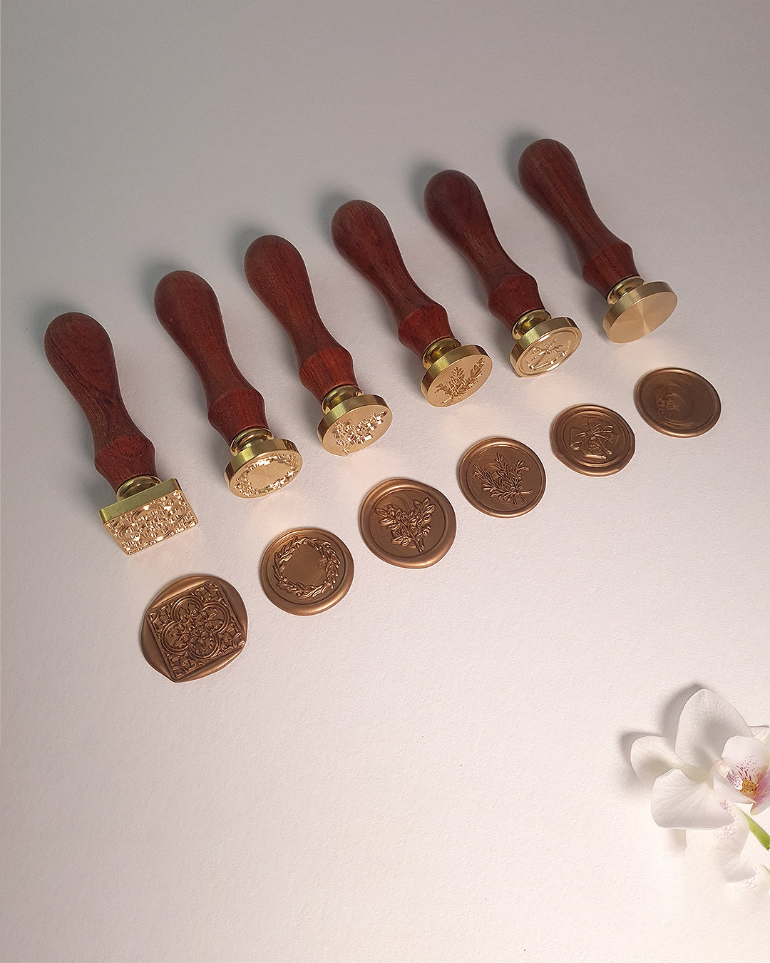 Designed Wax Stamps – Brass and Press