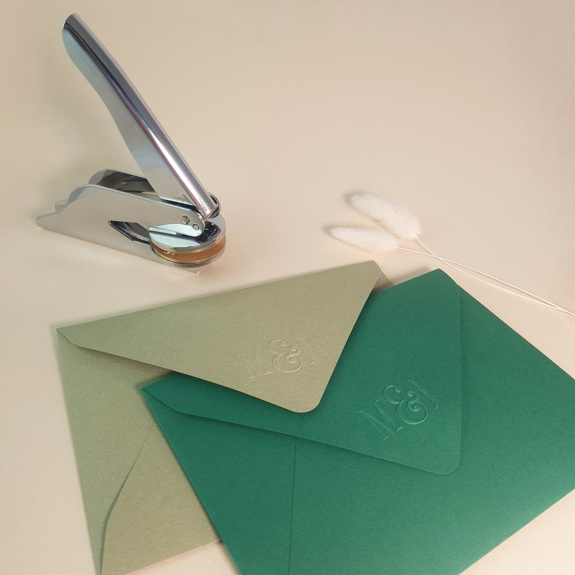 CUSTOM Embossing Stamp – Brass and Press