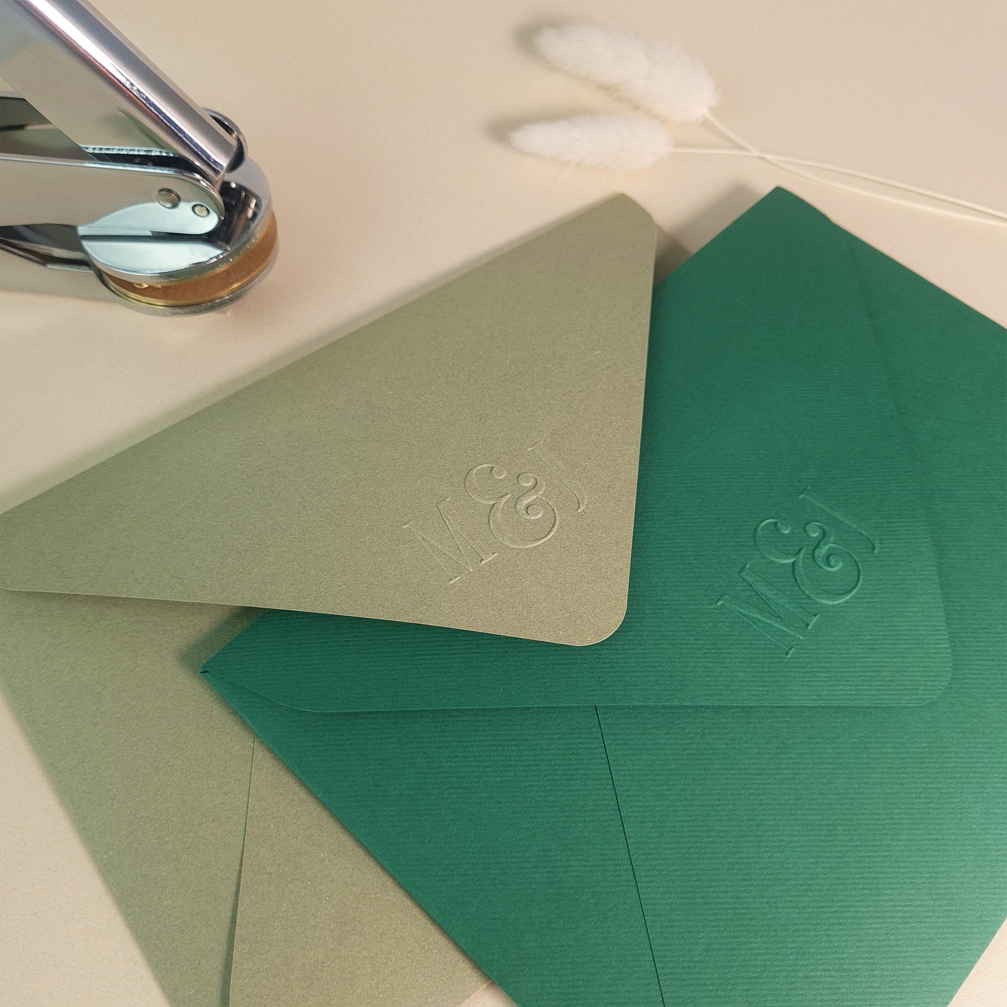 CUSTOM Embossing Stamp – Brass and Press