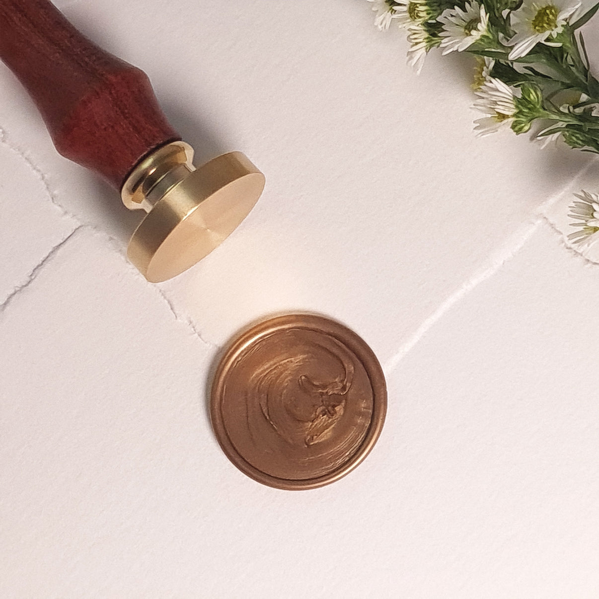 Wax Stamp - Round – Brass and Press