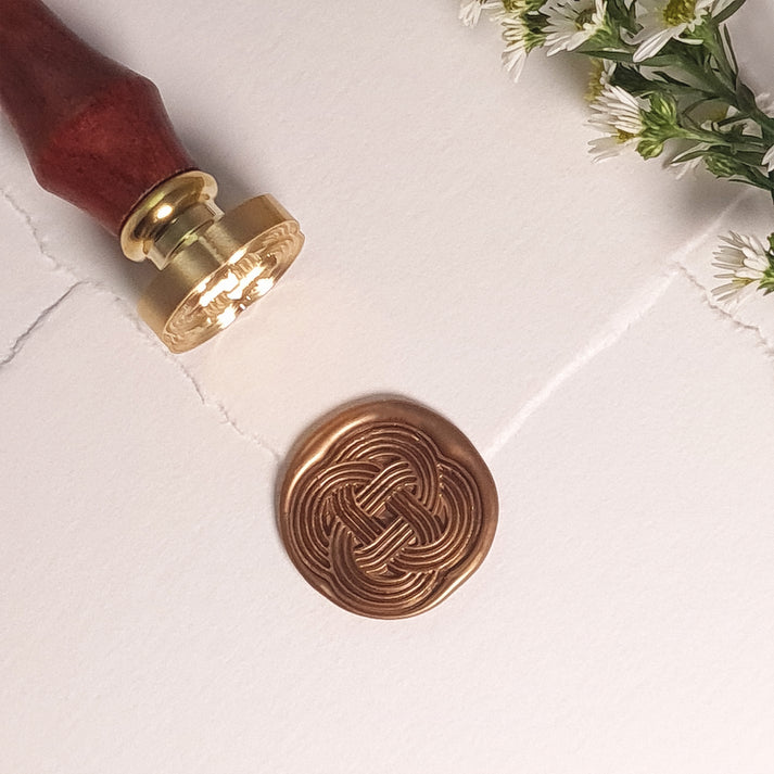 Wax Stamp - Infinite Knot – Brass and Press