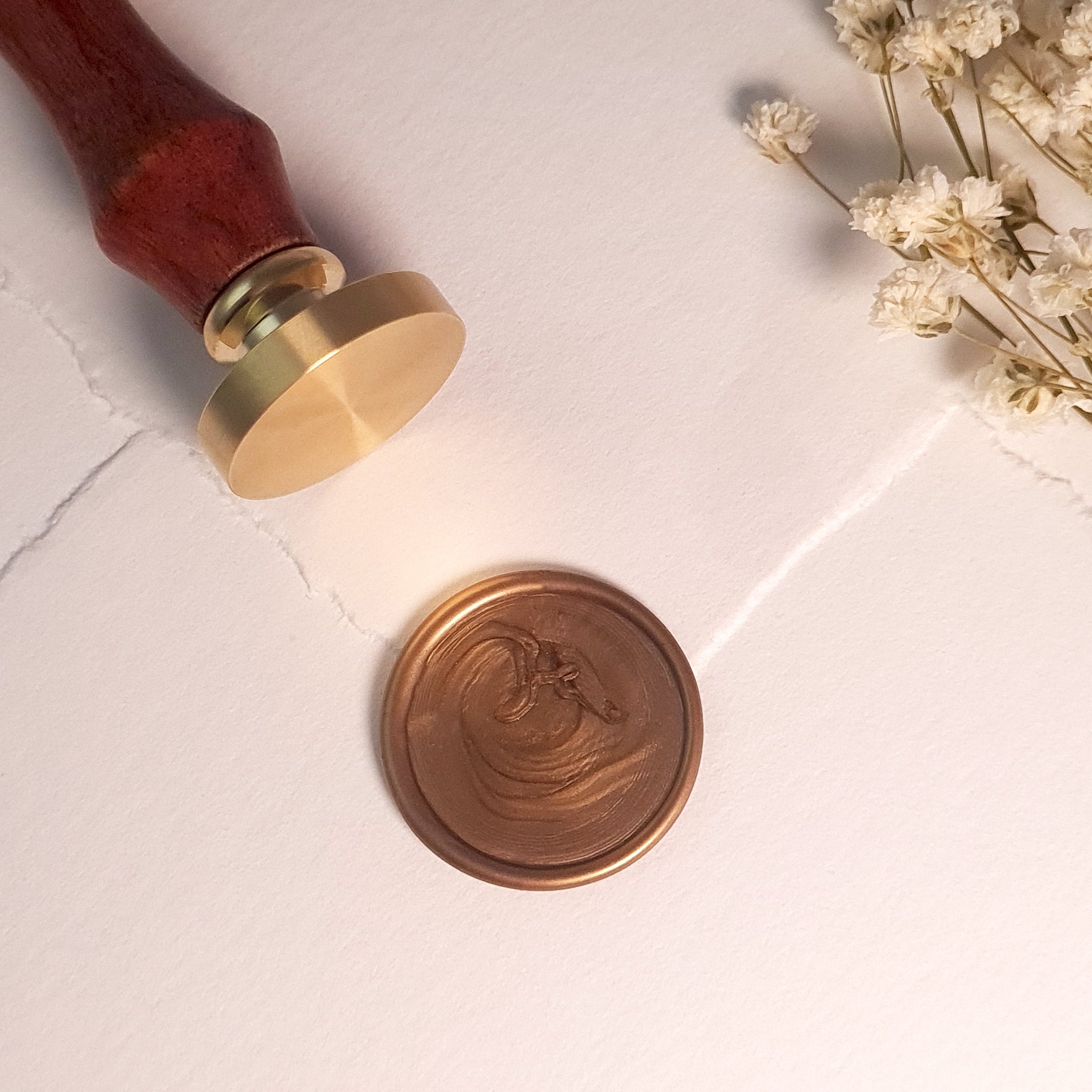 Wax Stamp - Round – Brass and Press