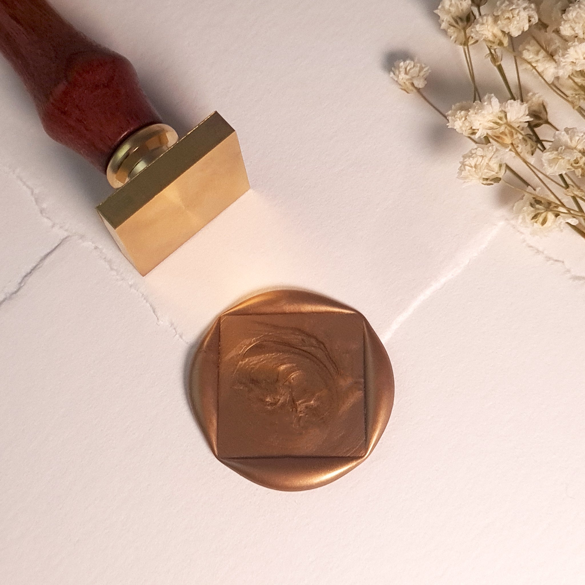 Wax Stamp - Square – Brass and Press