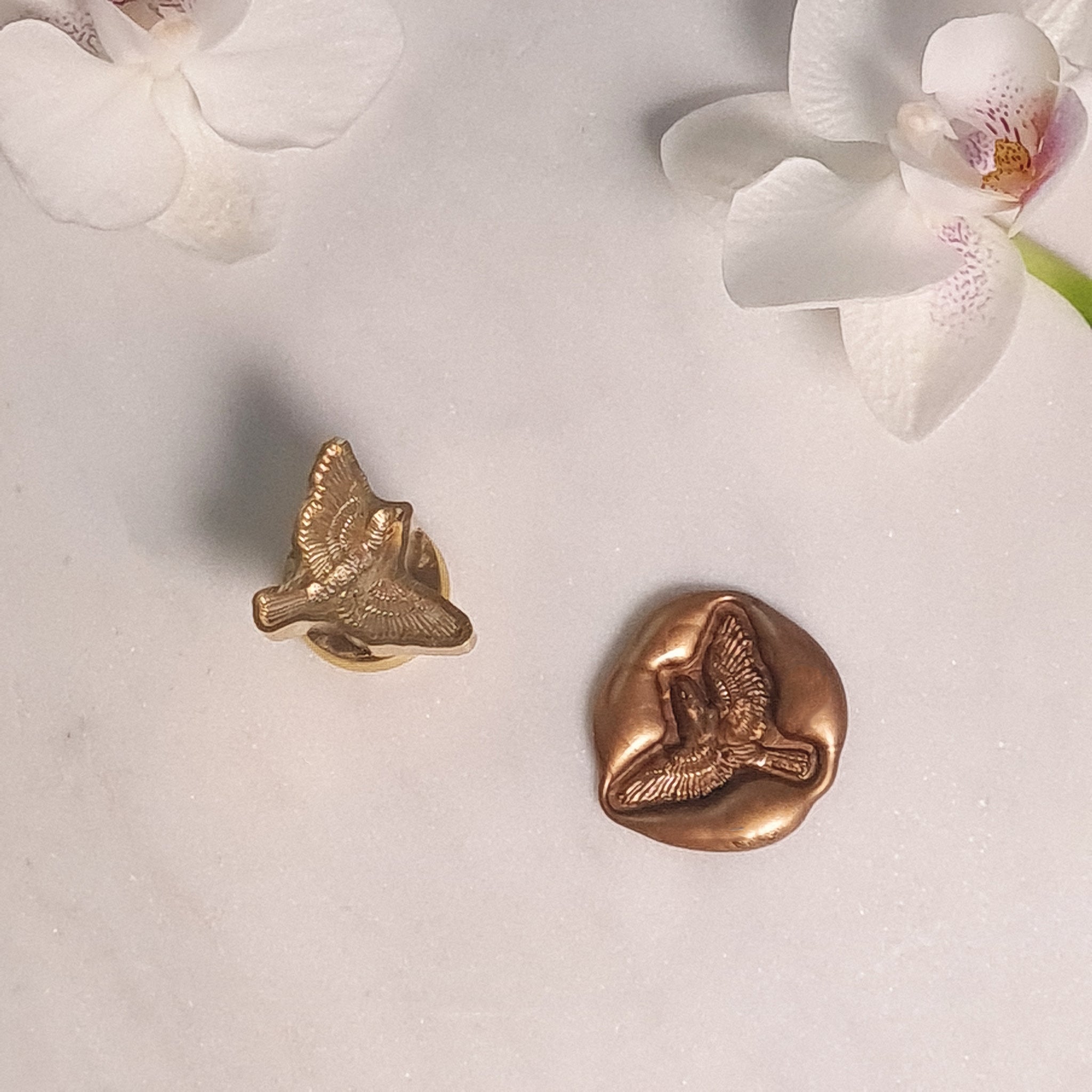Wax Stamp - Soaring Bird (3D) – Brass and Press